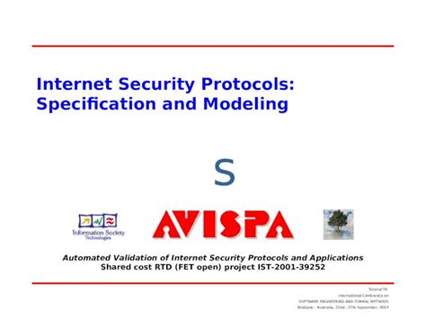 Ppt S Automated Validation Of Internet Security Protocols And