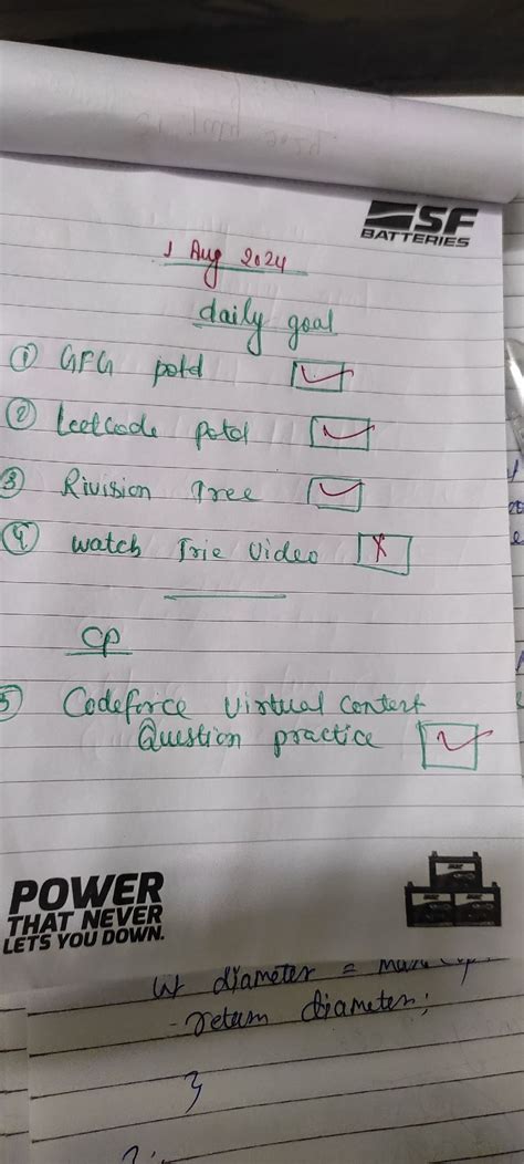 Dheeraj Kumar On Linkedin Dailygoal Leetcode Gfgpotd Atcoder Codeforce Cp