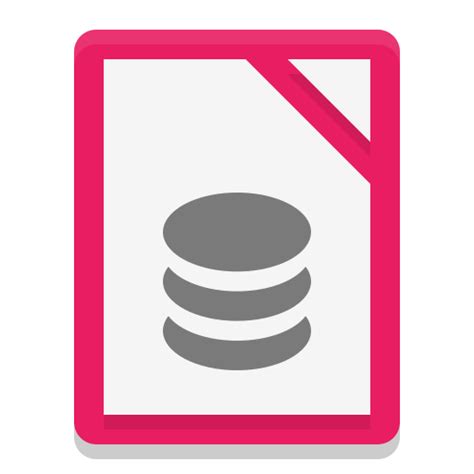 Libreoffice Base Social Media And Logos Icons