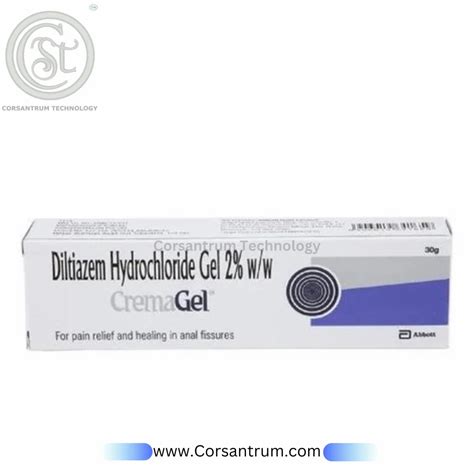 Cremagel Diltiazem Hydrochloride Gel 2 Ww Abbott 30gram At Best