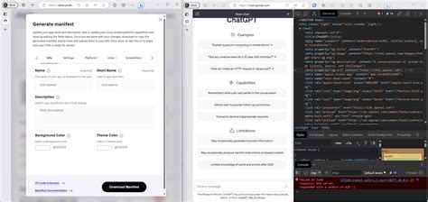 [manifest editor] pre populate info fields with data from meta tags