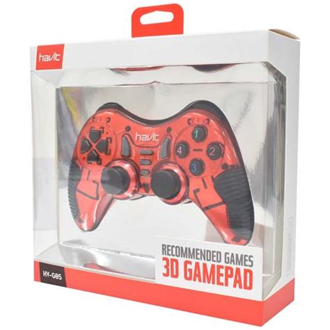 Palanca Gamepad Usb Para Pc Rojo Desc