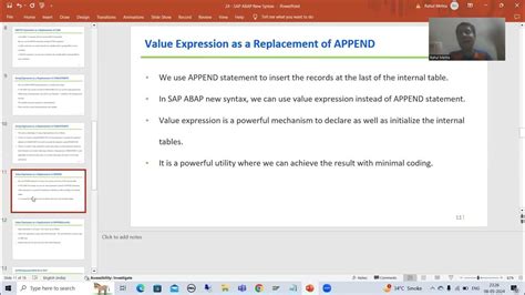 10 Sap Abap New Syntax Value Expression As A Replacement Of Append Part1 Youtube