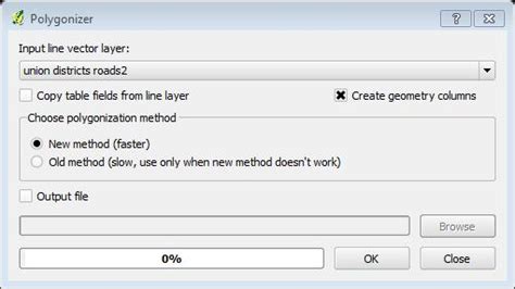 qgis split a polygon layer with a line layer geographic