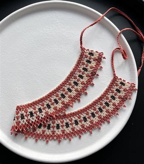 ЕТНОПРИКРАСИ ️СИЛЯНКА ️ГЕРДАН 🌾Прикраси з бісеру On Instagram Вишукана силянка з чеського