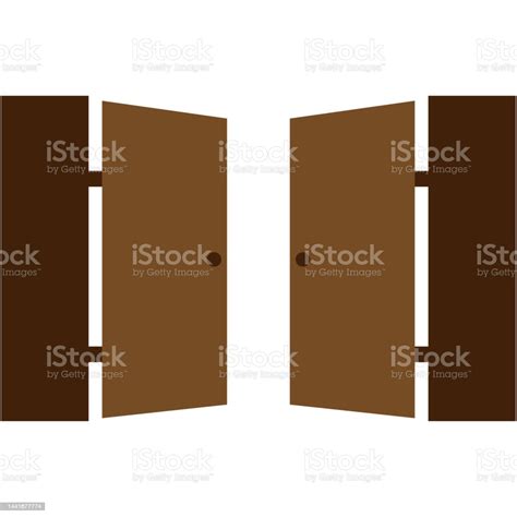 문 어떤 목적에도 훌륭한 디자인 벡터 그림입니다 스톡 이미지 3차원 형태에 대한 스톡 벡터 아트 및 기타 이미지 3차원 형태 가까운 가정의 방 Istock