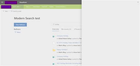 Pnp Modern Search Wps Version V3 3170 Refiner With Panel Is Not Loading Any Content