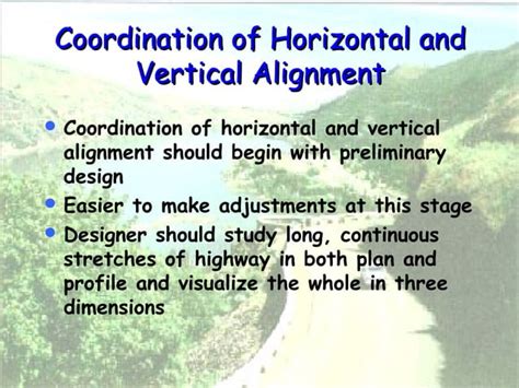 4 vertical and horizontal alignment coordination by malyar talash