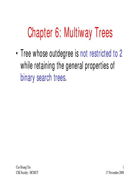 chapter 6 multiway tree pdf theoretical computer science computer data