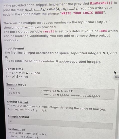Solved Array Operations Multiplication Given An Array A Of