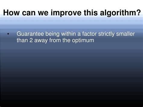 Ppt Approximation Algorithms Powerpoint Presentation Free Download Id 151688