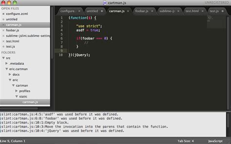 jslint integration for sublime text 2
