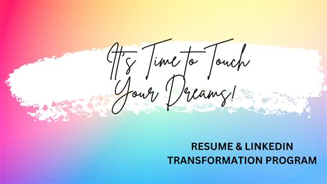 Resume And Linkedin Transformation Program