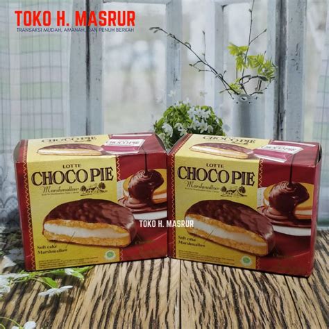 Jual Lotte Choco Pie Box Isi 2 Shopee Indonesia