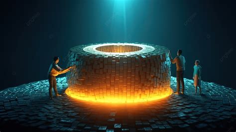 남자는 3d 렌더링된 그림에서 엄청난 암호화 동전을 배치합니다 Vr 헤드셋 가상 현실 Vr 배경 일러스트 및 사진 무료 다운로드 Pngtree