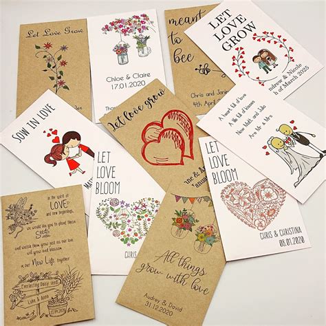 Custom Printed Seed Packets Theseedcollection