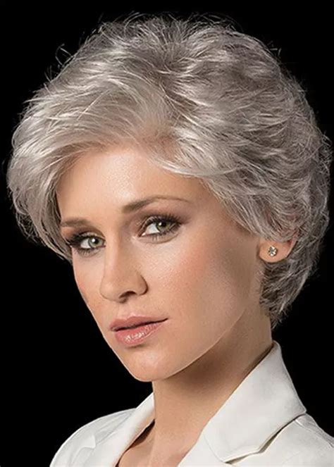 Short Shaggy Hairstyles Womens Wavy Synthetic Hair Capless Wigs 10inch