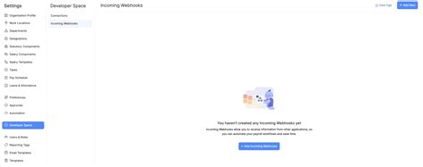 Incoming Webhooks Zoho Payroll Help