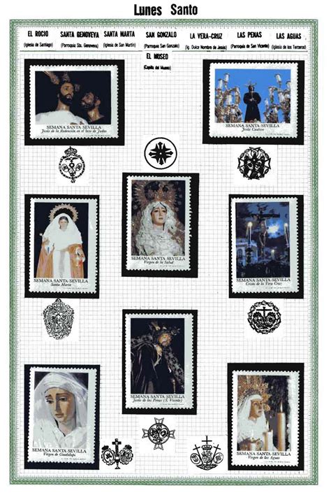 Cirineos De Esperanza ColecciÓn De Sellos De Semana Santa Ii