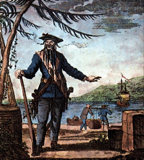 Black Beard Famous Pirates Blackbeard Pirates