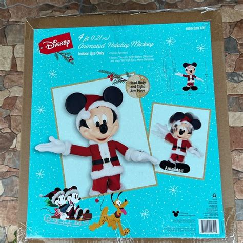 Holiday 4ft Christmas Singing Mickey Mouse Limited Edition Poshmark