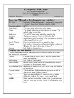 SAP Reports Work Orders Sap Reports Work Orders Pdf PDF PRO