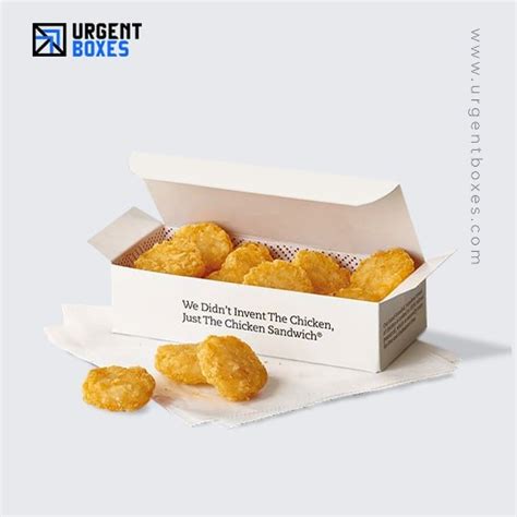 Custom Chicken Nuggets Boxes Nuggets Packaging