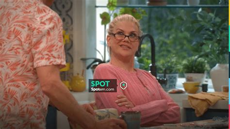 Reformation Hannah Cardigan Worn By Carol Kristen Johnston As Seen In