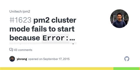 Pm2 Cluster Mode Fails To Start Because `error Enoent No Such File Or
