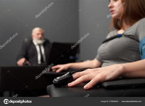 Female Hand With Indicator For Measuring Pulse On Truth Test Stock Photo Serhii Bobyk Gmail