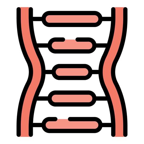 Dna Structure Connecting Lines Forming Double Helix Shape For Science