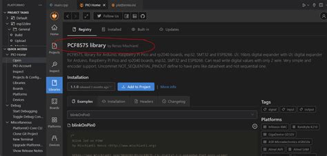 Interface Esp32 With The Pcf8575 Io Port Expander