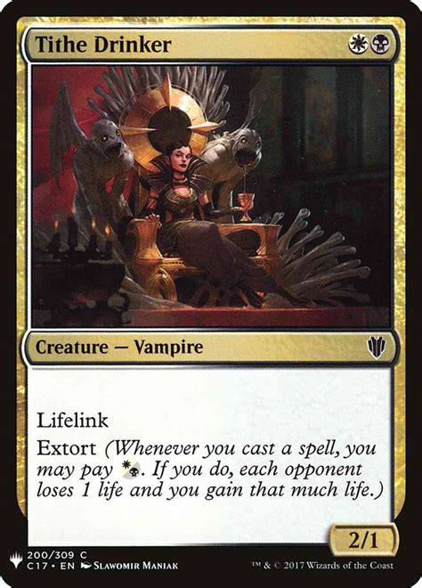 Tithe Drinker Price From Mtg Mystery Booster