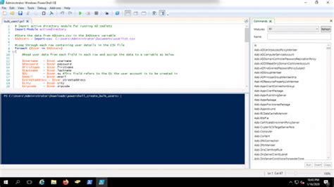 Create Bulk Users In Ad Using Powershell And Free Tools