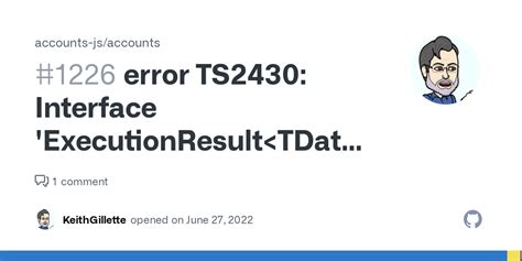 Error Ts2430 Interface Executionresult Incorrectly Extends Interface Executionresult