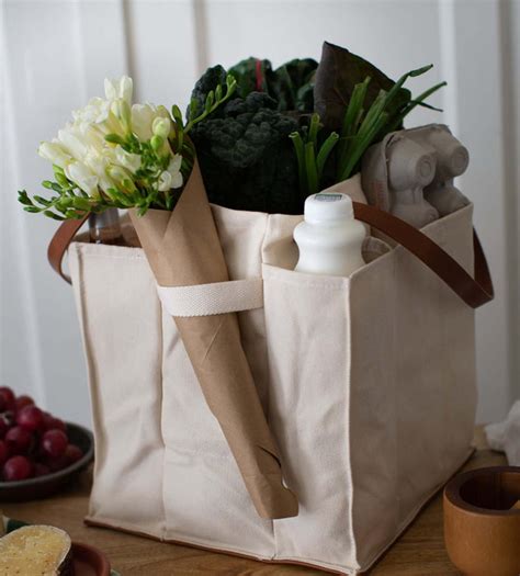 Farmers Market Tote Natural Canvas
