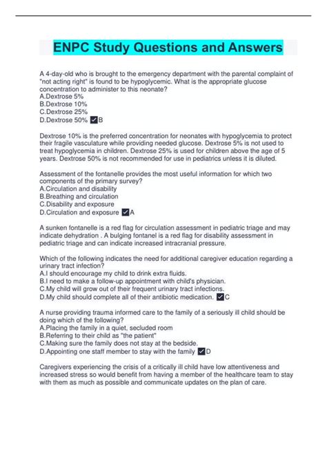 Enpc Study Questions And Answers Enpc Stuvia Fr Enpc Study Questions And Answers Enpc Stuvia Fr