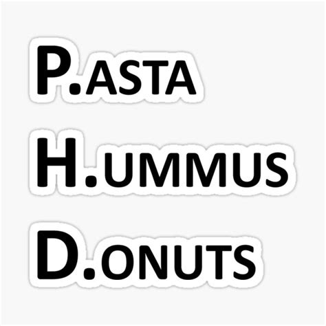 What Is A Phd What Does Phd Mean Sticker For Sale By Gre47 Redbubble