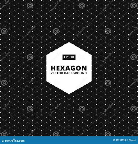 Vector Hexagon Seamless Pattern Modern Stylish Texture Stock Vector Illustration Of Connect