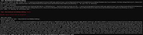 Encountering Failure Build Failed With An Exception Issue While Calling Gradlew Clean