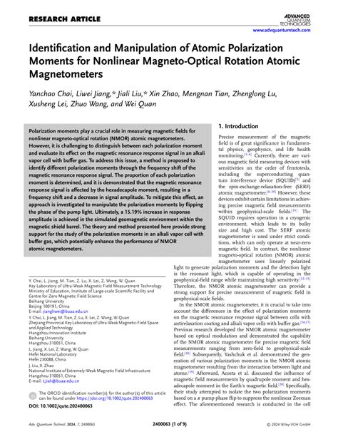 Identification And Manipulation Of Atomic Polarization Moments For