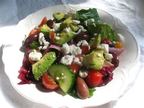 Avocado Greek Salad Lisas Kitchen Vegetarian Recipes Cooking