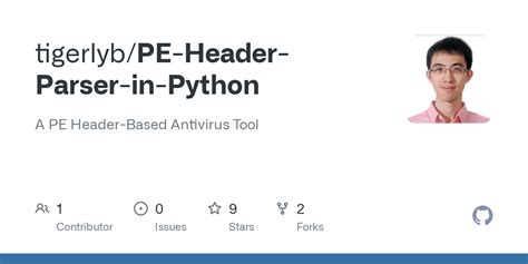 Github Tigerlybpe Header Parser In Python A Pe Header Based Antivirus Tool