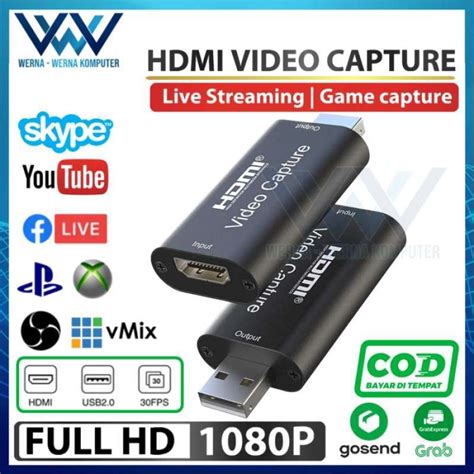Promo Produk Ori Usb To Hdmi Mini Video Card Capture Grabber P Full Hd Hdmi Dongle