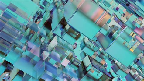 Sci Fi Technology Background Abstract Cubic Pattern 3d Solid Geometry Geometric Cubes And