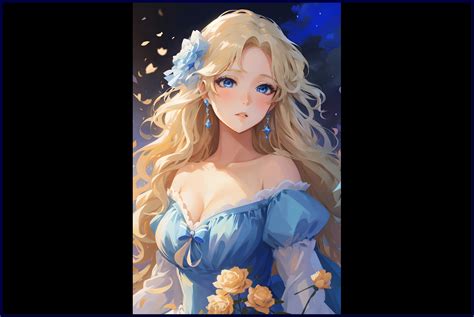 Beautiful Anime Princess Graphic By Forhadx Creative Fabrica