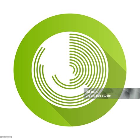 폴라 워치 그린 플랫 디자인 긴 그림자 문 양 아이콘입니다 정보 수집 차트 진행률 그래프 막대가있는 다이어그램 비즈니스 보고서