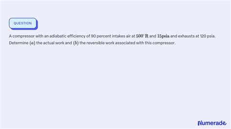Solveda Compressor With An Adiabatic Efficiency Of 90 Percent Intakes
