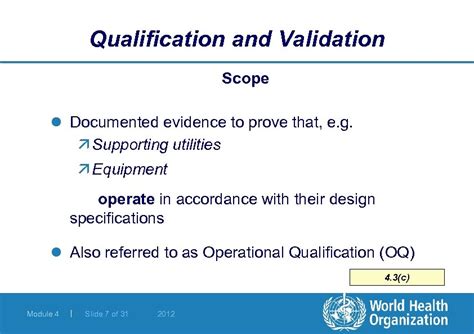 Basic Principles Of GMP Qualification And Validation Section