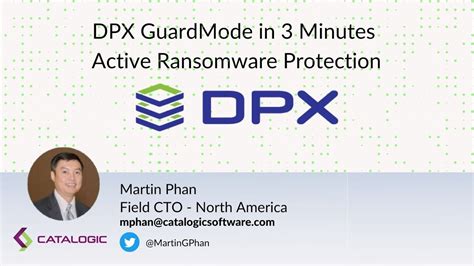 Active Ransomware Protection For Your Backup And Recovery Team Catalogic Software